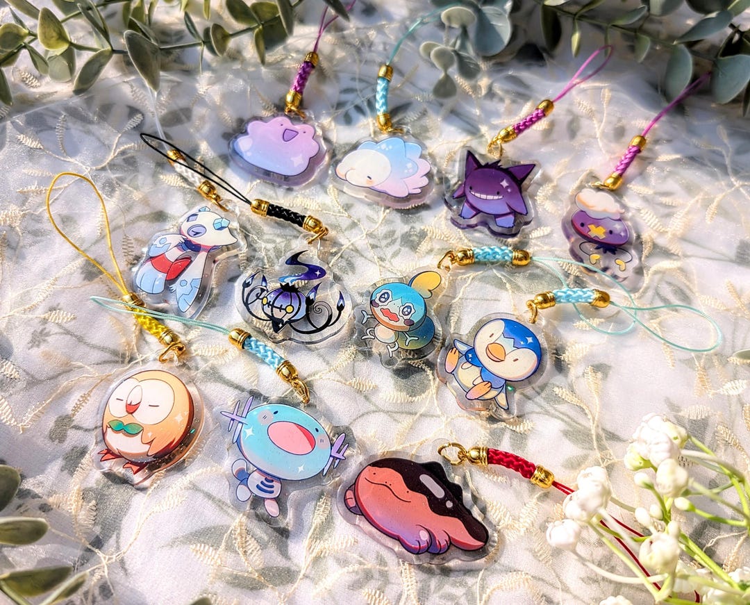 PKMN Ditto Snom Piplup Gengar Drifloon Froslass Chandelure Rowlet ...