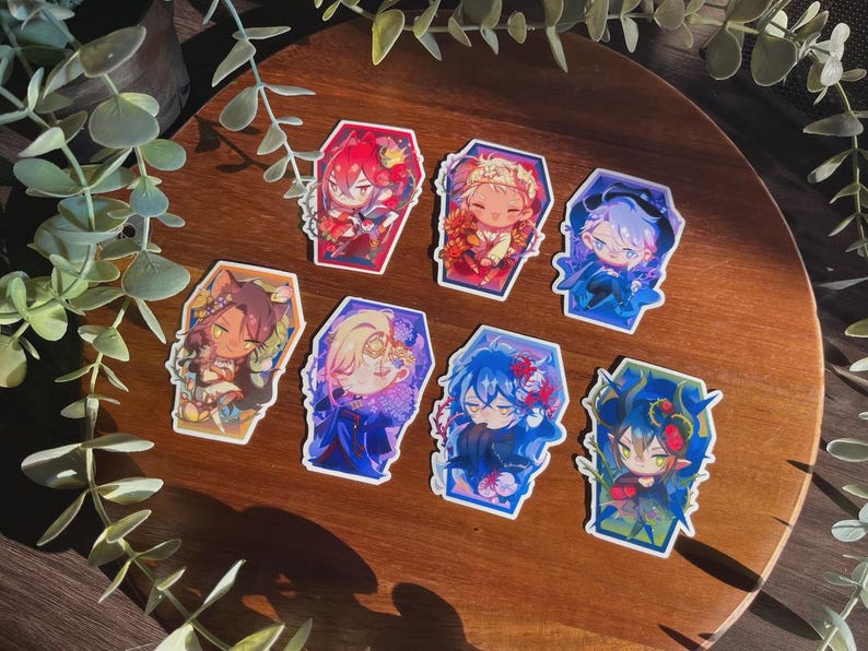 Twisted Wonderland TWST Riddle Leona Azul Kalim Vil Idia Malleus Dorm ...