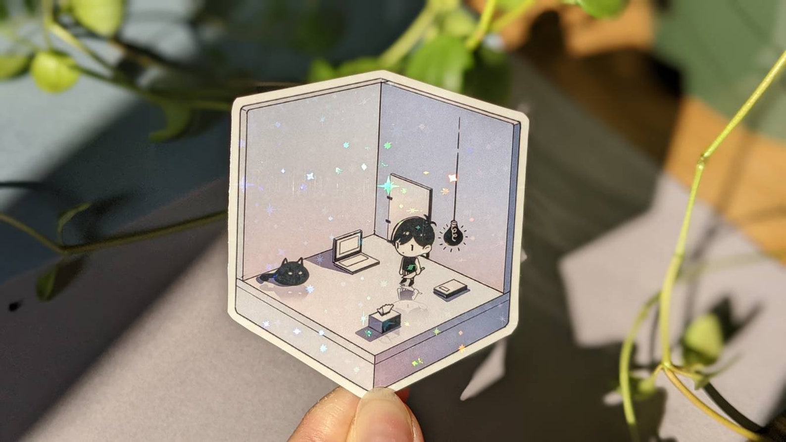OMORI Game White Space Head Space Diorama Acrylic Charm - Etsy
