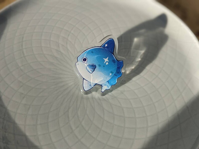 Ocean Creatures Whale Shark Sea Angel Mola Mola Sun Fish 1.6in - Etsy