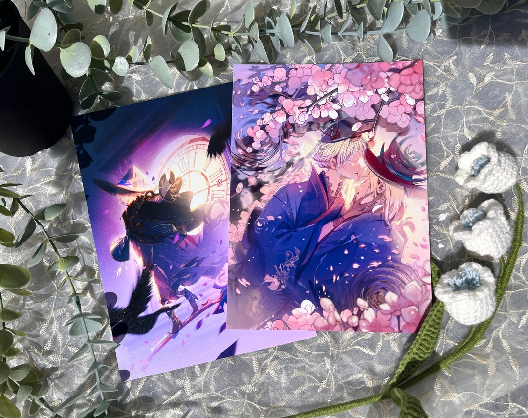 Twisted Wonderland Rook Vil Birthday Broomquet [8x11 Art Print] - Etsy