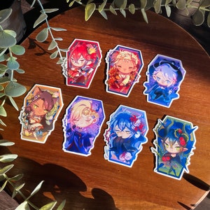 Twisted Wonderland TWST Riddle Leona Jade Azul Floyd Jamil Kalim Rook ...