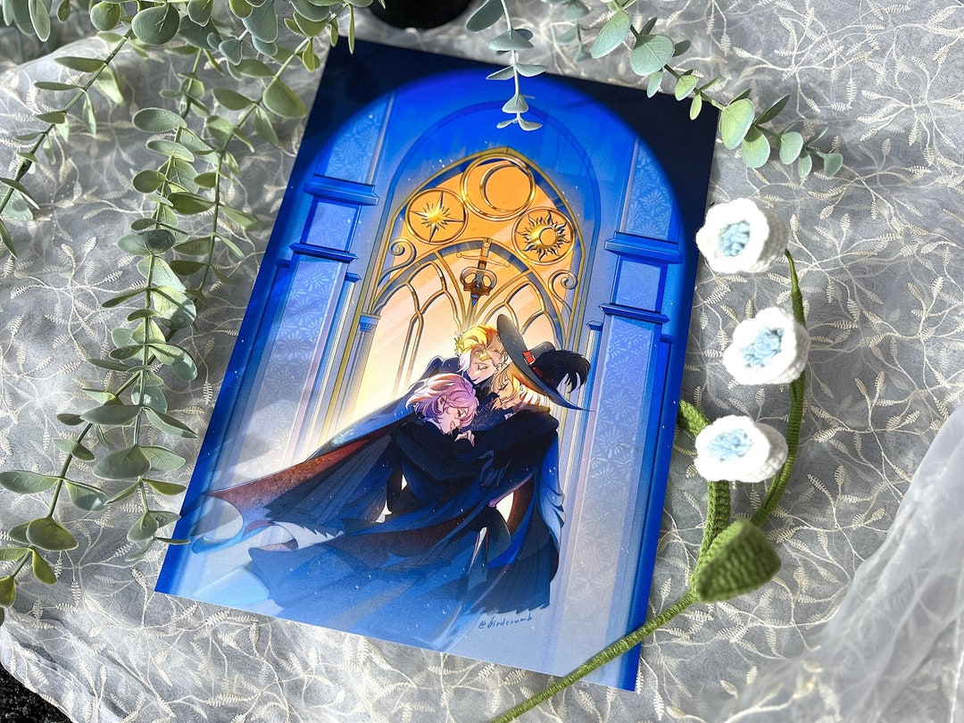 Twisted Wonderland Pomefiore Rook Vil Epel [8x11 Art Print] - Etsy