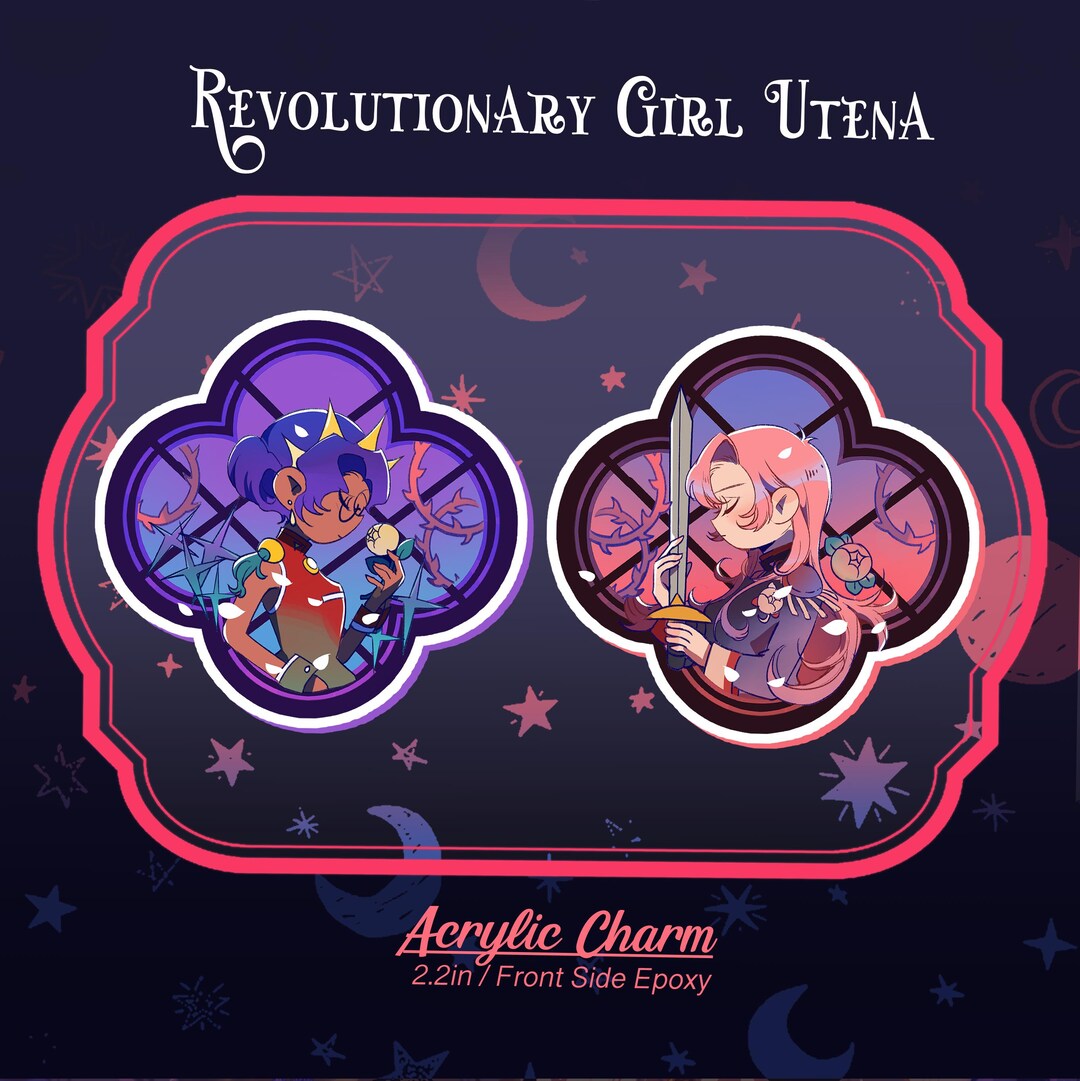 Revolutionary Girl Utena Anthy Himemiya Utena 2.2'' [acrylic Keychain ...