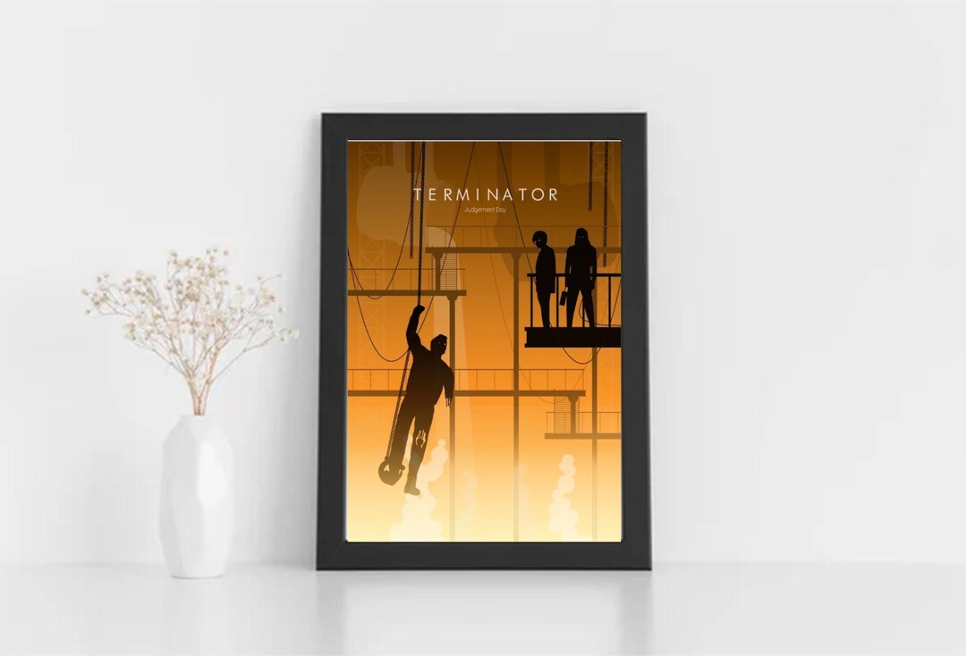 Terminator 2 Art Print Wall Decor Poster - Etsy