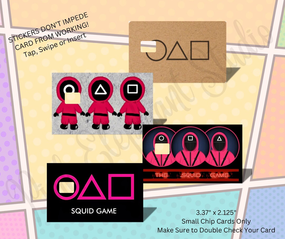 Squid Game Card Skin, Debit / Credit Card Skins, Squid Game Guards ...