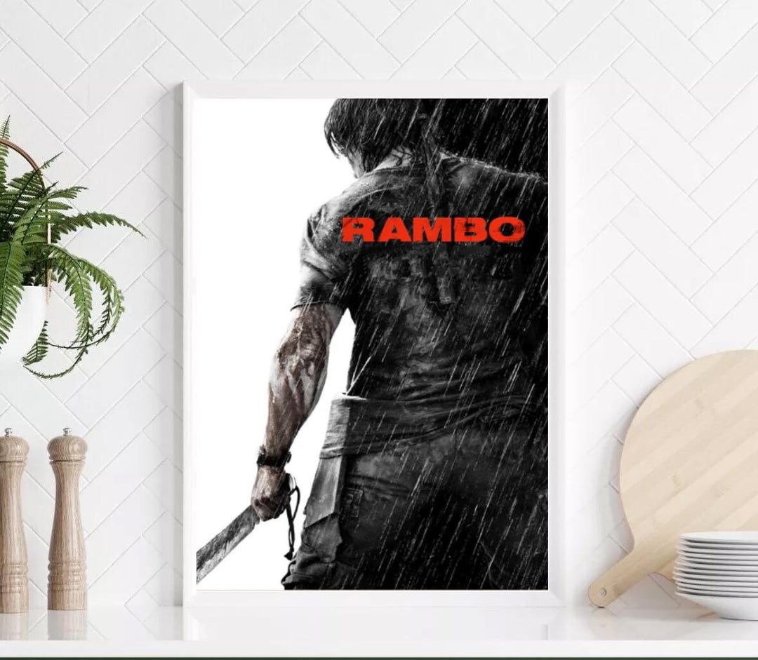 Rambo Movie Poster-high Quality Movie Poster - Wall Art-home Decor-wall ...