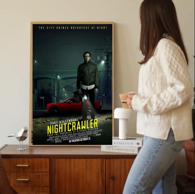 Nightcrawler 2014 Movie Poster Nightcrawler Classic Vintage Movie ...