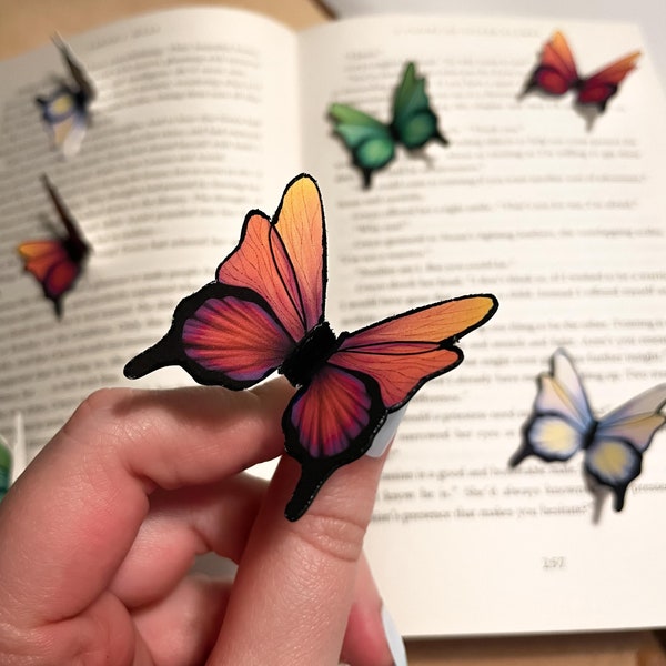 Butterfly Bookmark - Etsy