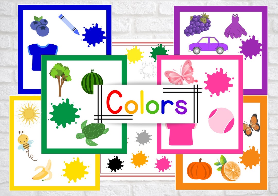 Color Flashcards, Preschool Learning, Homeschool Learning, Printables ...