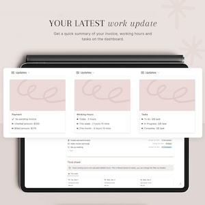 Notion Template Client Portal 2, Time Tracker for Freelancer, Virtual Assistant, Project ...