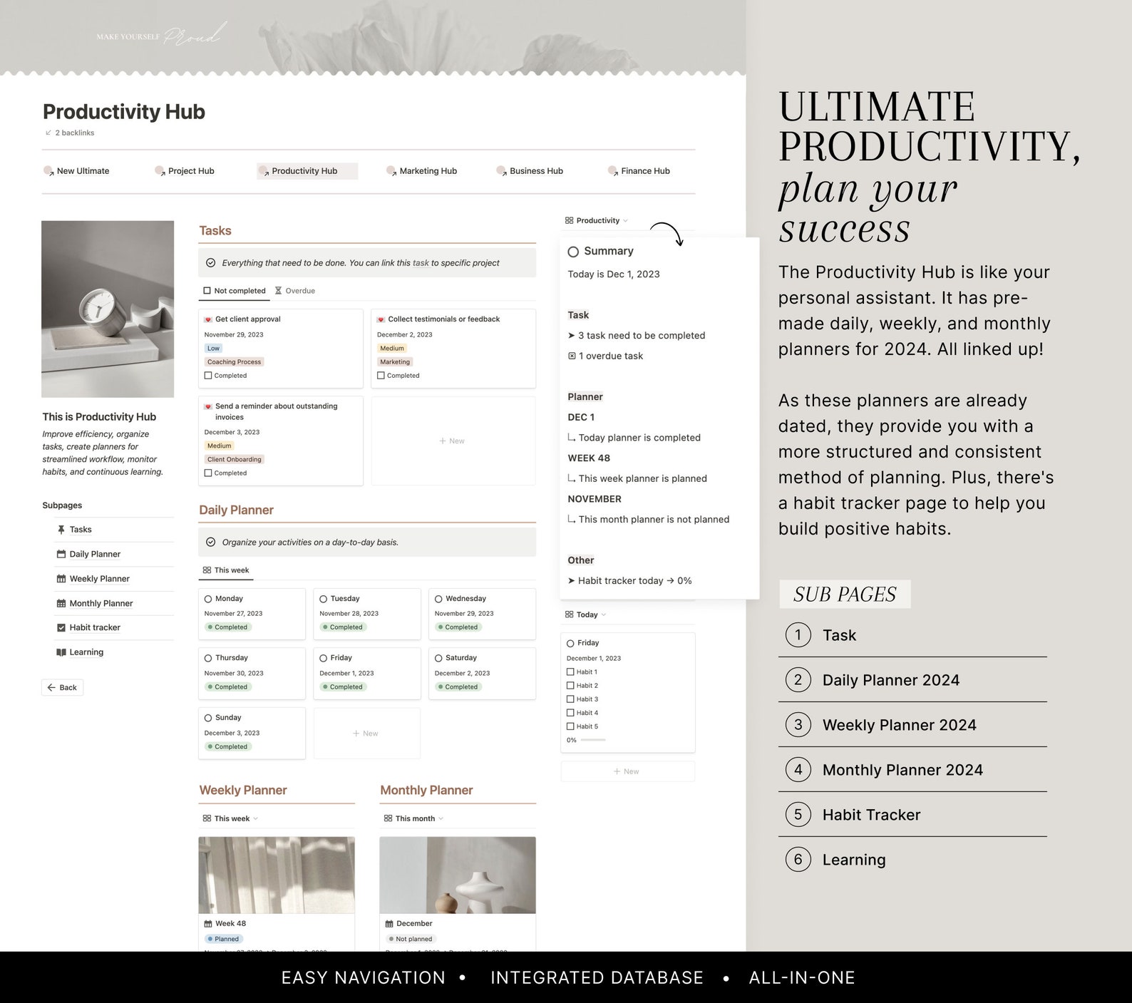 Notion Template Coaching Dashboard Coaching Business Tool - Etsy.de