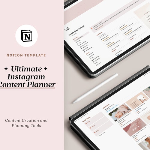 Notion Template Instagram Content Planner Notion Social Media - Etsy Notion Template Instagram Content Planner Notion Social Media - Etsy