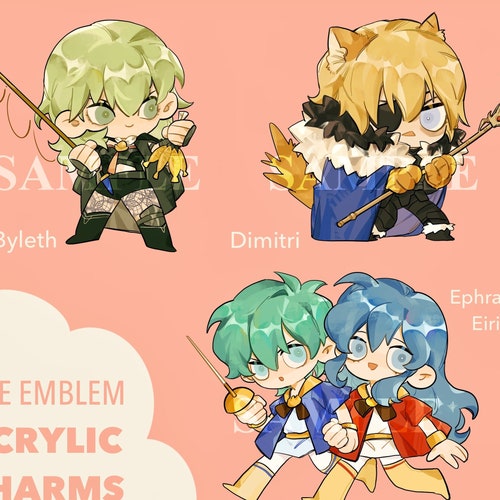 Fire Emblem Fates Valla Charm Set - Etsy