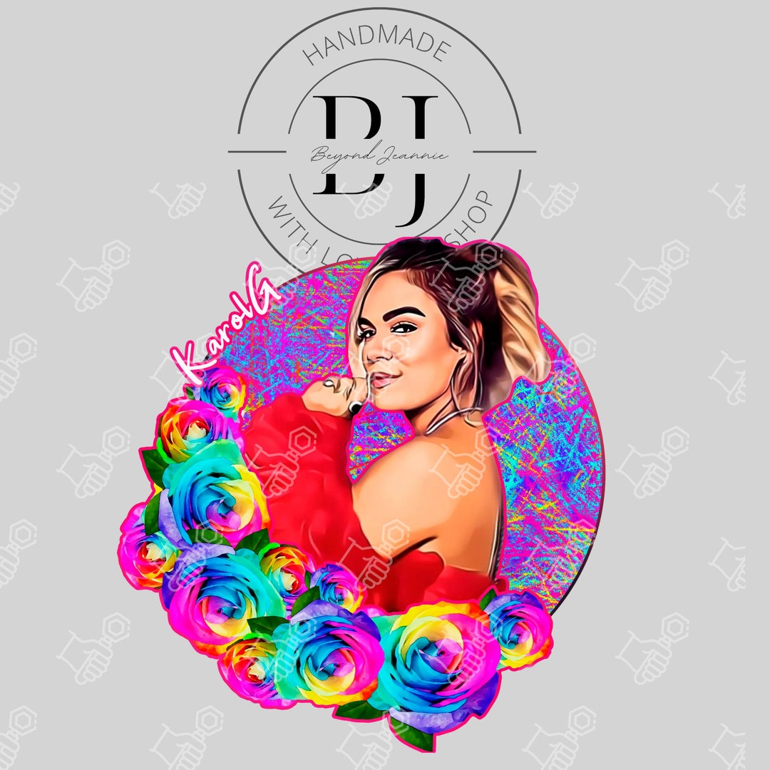 Buy Karol G Roses PNG Digital Download File Sublimation Instant Online ...