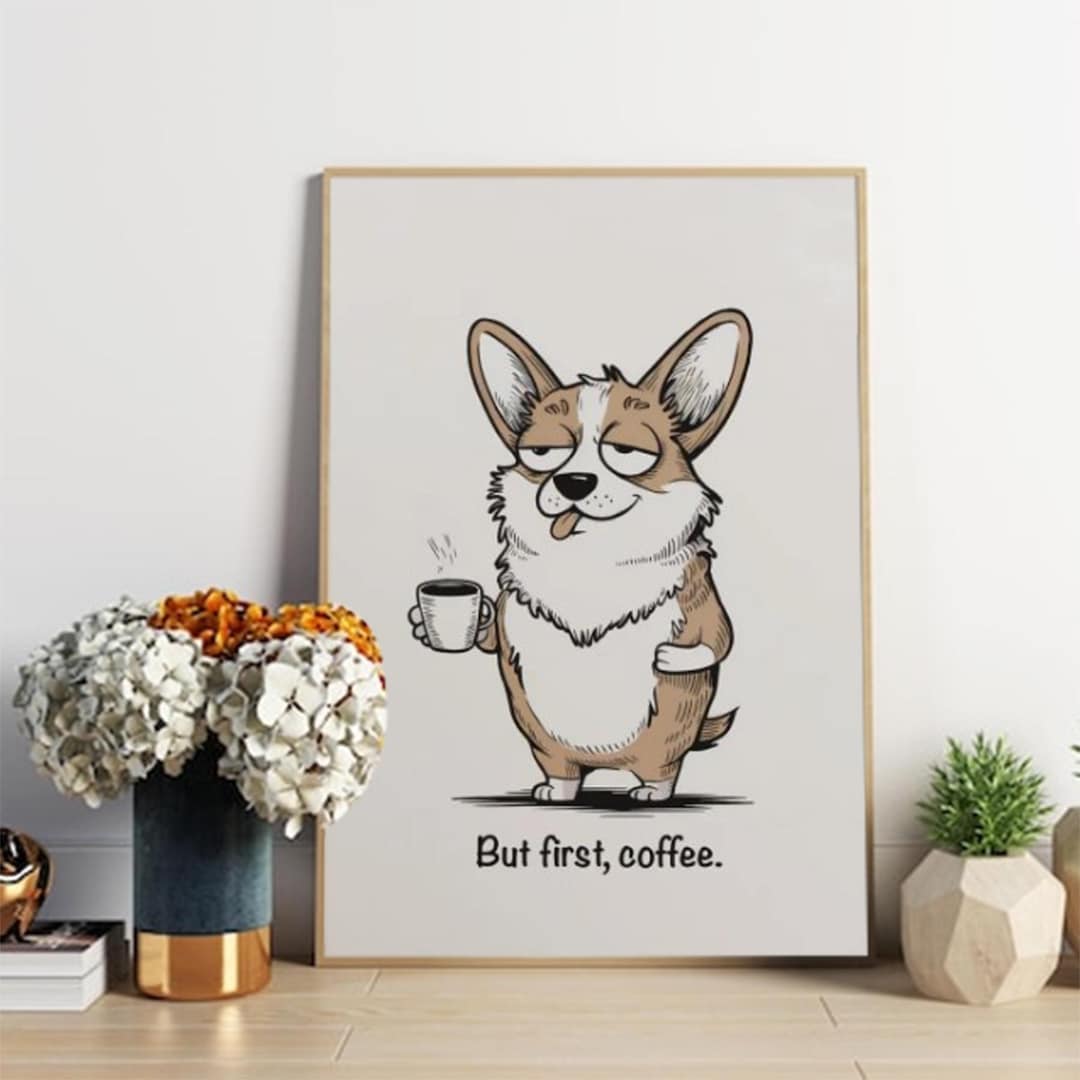Funny Coffee Poster - Etsy