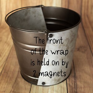 Printable Bucket Wrap, Ocean Green Canvas Look Photo Prop for Newborn ...
