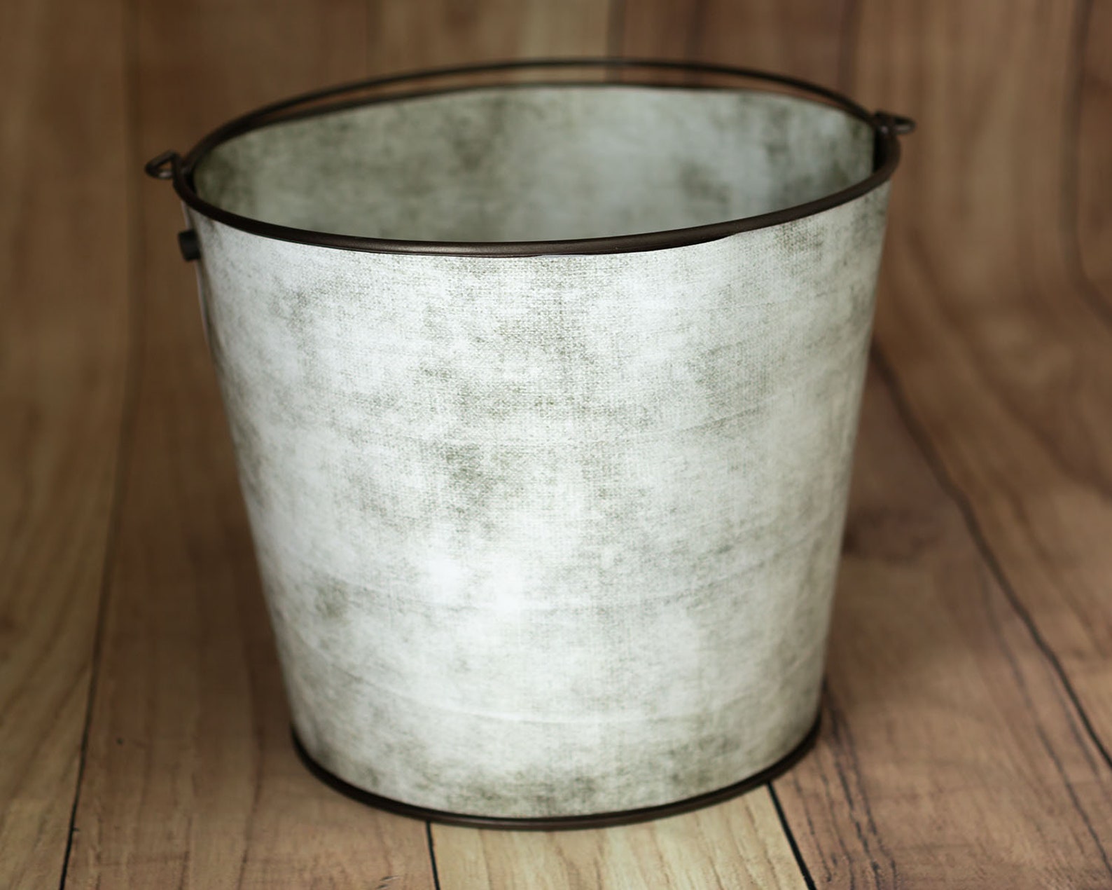 Printable Bucket Wrap, Ocean Green Canvas Look Photo Prop for Newborn ...
