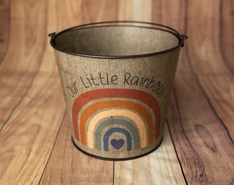 Sunflower Printable Bucket Wrap Photo Prop for Newborn - Etsy