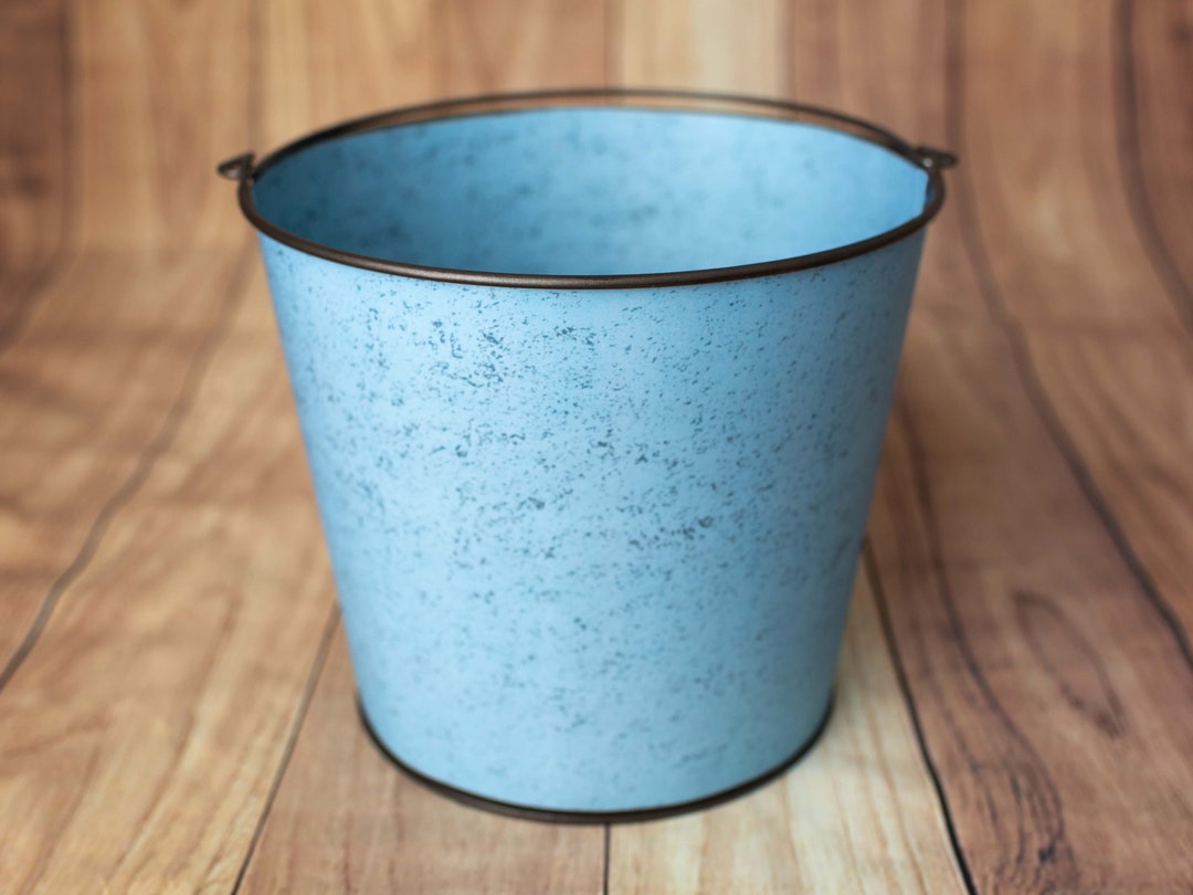 Meduim Boho Printable Blue Bucket Wrap Photo Prop for Newborn ...