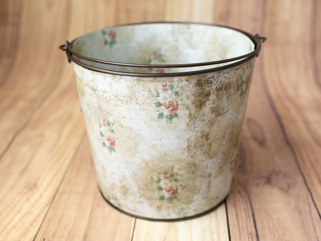 Shabby Chic Rose Printable Bucket Wrap Photo Prop for Newborn ...
