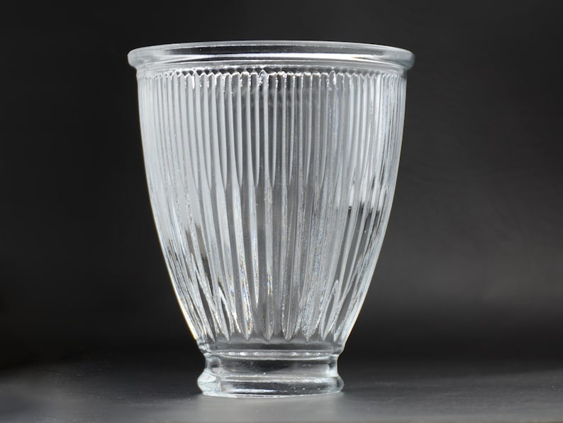 Prismatic Glass Light Fixture Shade, 2-1/4 Fitter Replacement Globe ...