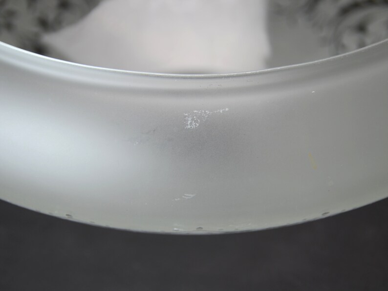 Satin Etched Vianne Glass Lamp Shade French-made - Etsy