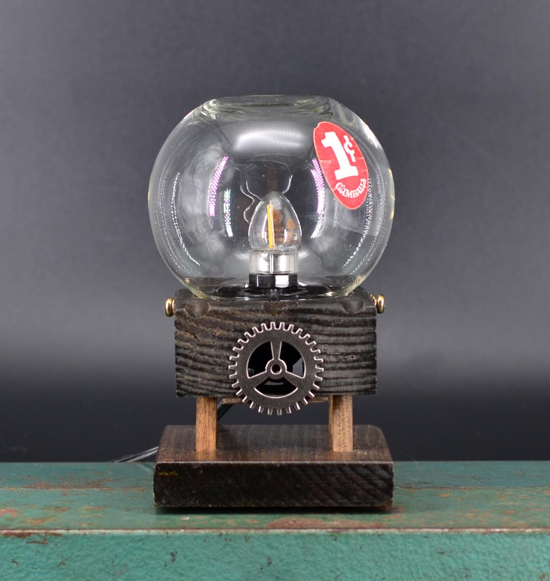 Gumball Machine Night Light, Kid's Room Décor, LED Bedside Lamp - Etsy