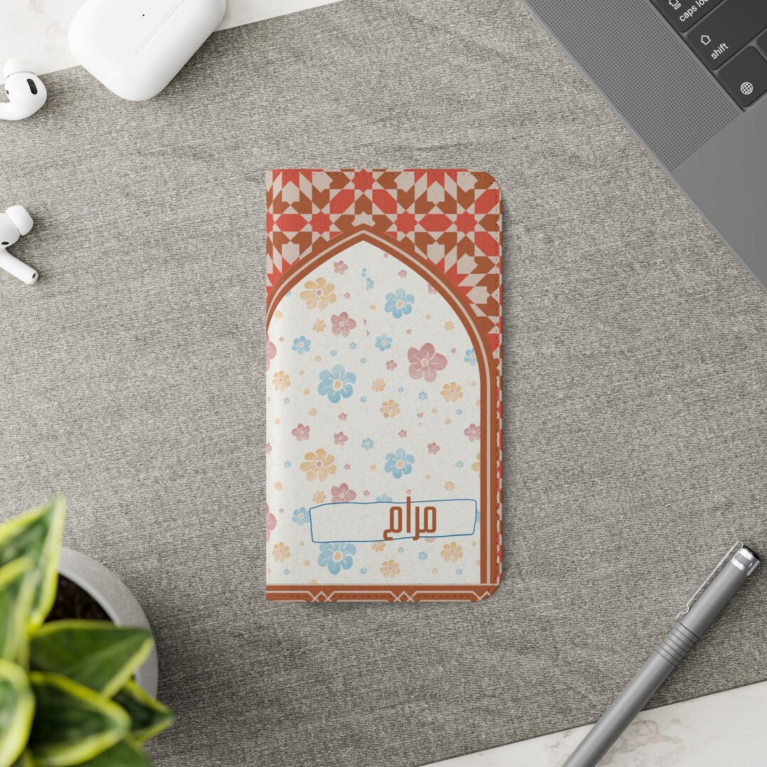 Personalized Arabic-inspired Folio Case for Samsung & Iphone ...