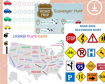 License Plate Scavenger Hunt - Etsy