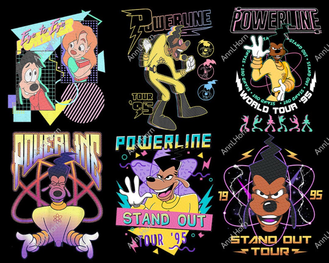 Goofy Powerline Png Powerline Stand Out Tour Shirt Goofy - Etsy