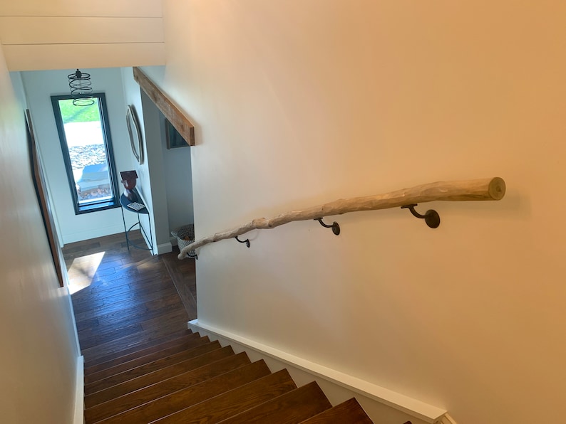 Custom Order for Lauren O. Hand Carved Maple Log Branch Railing ...