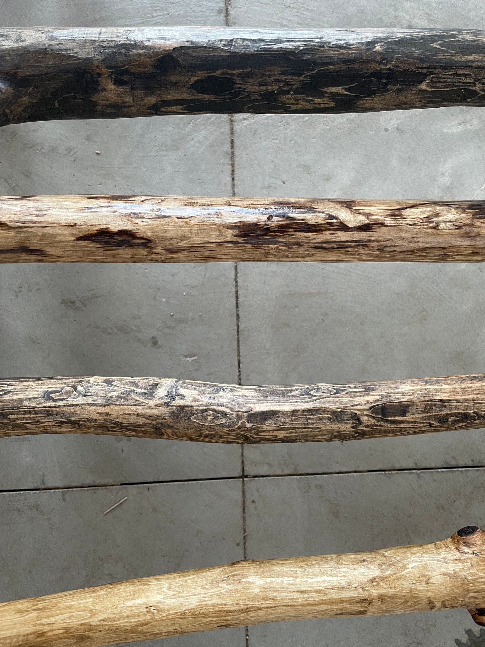 Hand Carved Maple Log Branch Railing Handrail Rustic Guard - Etsy