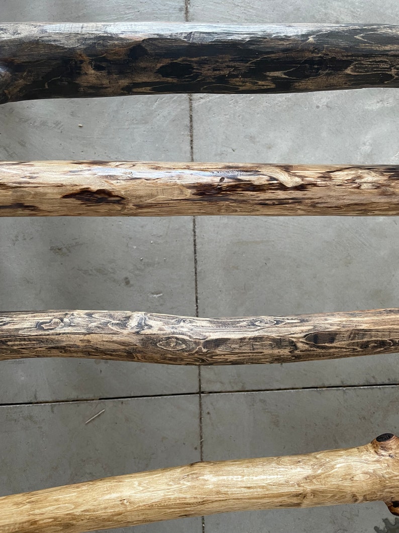 Hand Carved Maple Log Branch Railing Handrail Rustic Guard - Etsy