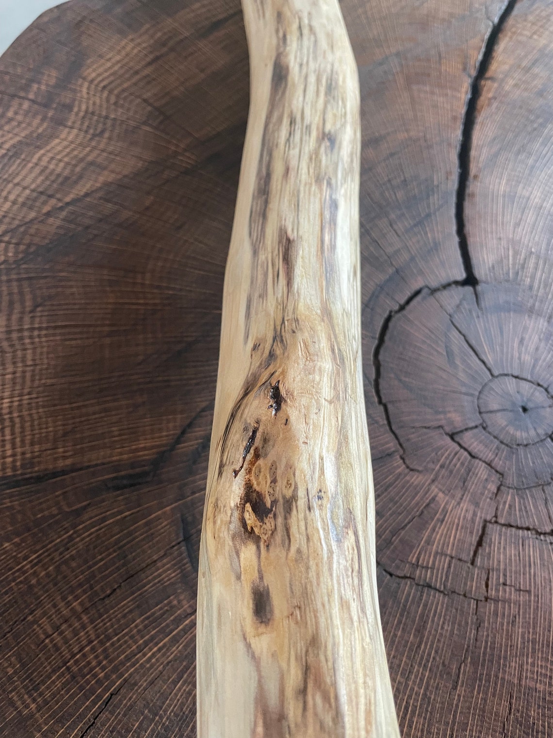 Hand Carved Maple Log Branch Railing Handrail Rustic Guard - Etsy