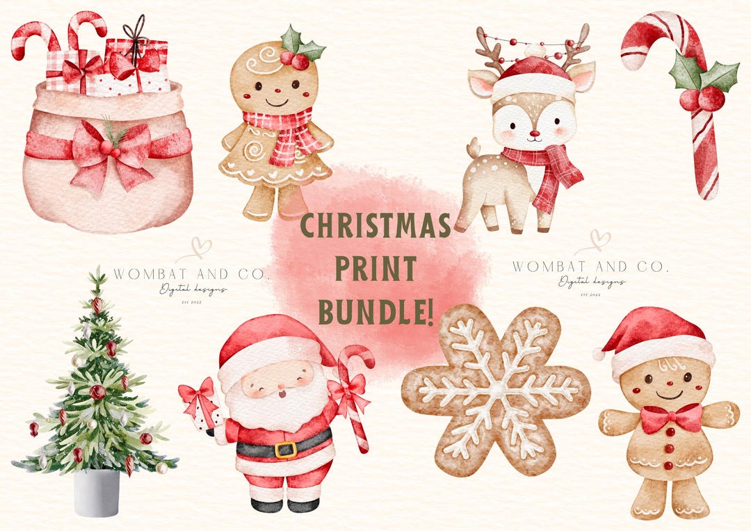 CHRISTMAS WALL ART | Digital Print | Instant Download - Etsy UK