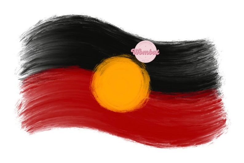 Indigenous Aboriginal Wall Art Digital Download PNG File Flag ...
