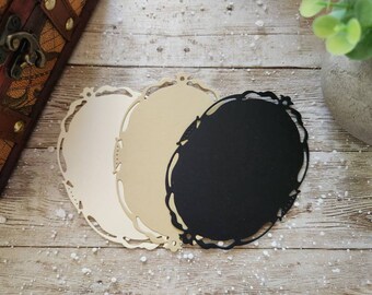 Oval Lace Frame Die - Etsy