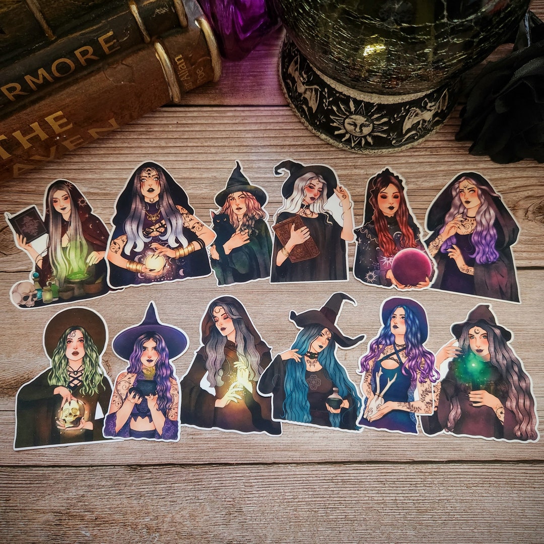 The Coven Girl Stickers Witch Stickers Sorceress Stickers - Etsy