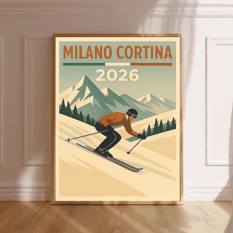 Milano Cortina Poster - Etsy