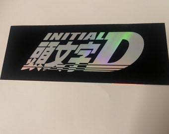 Initial D Sticker - Etsy