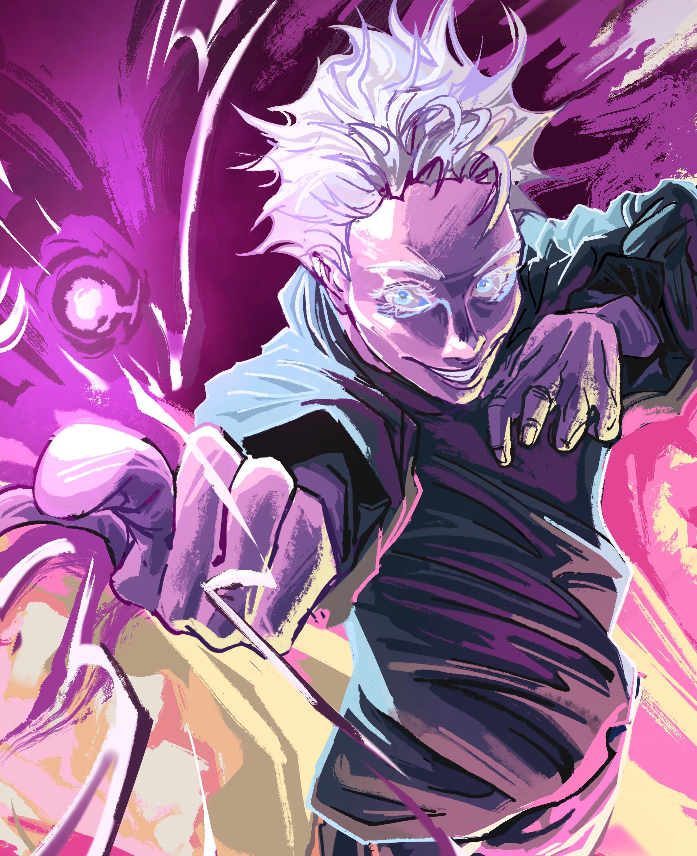 Hollow Purple Print Multiple Sizes - Etsy