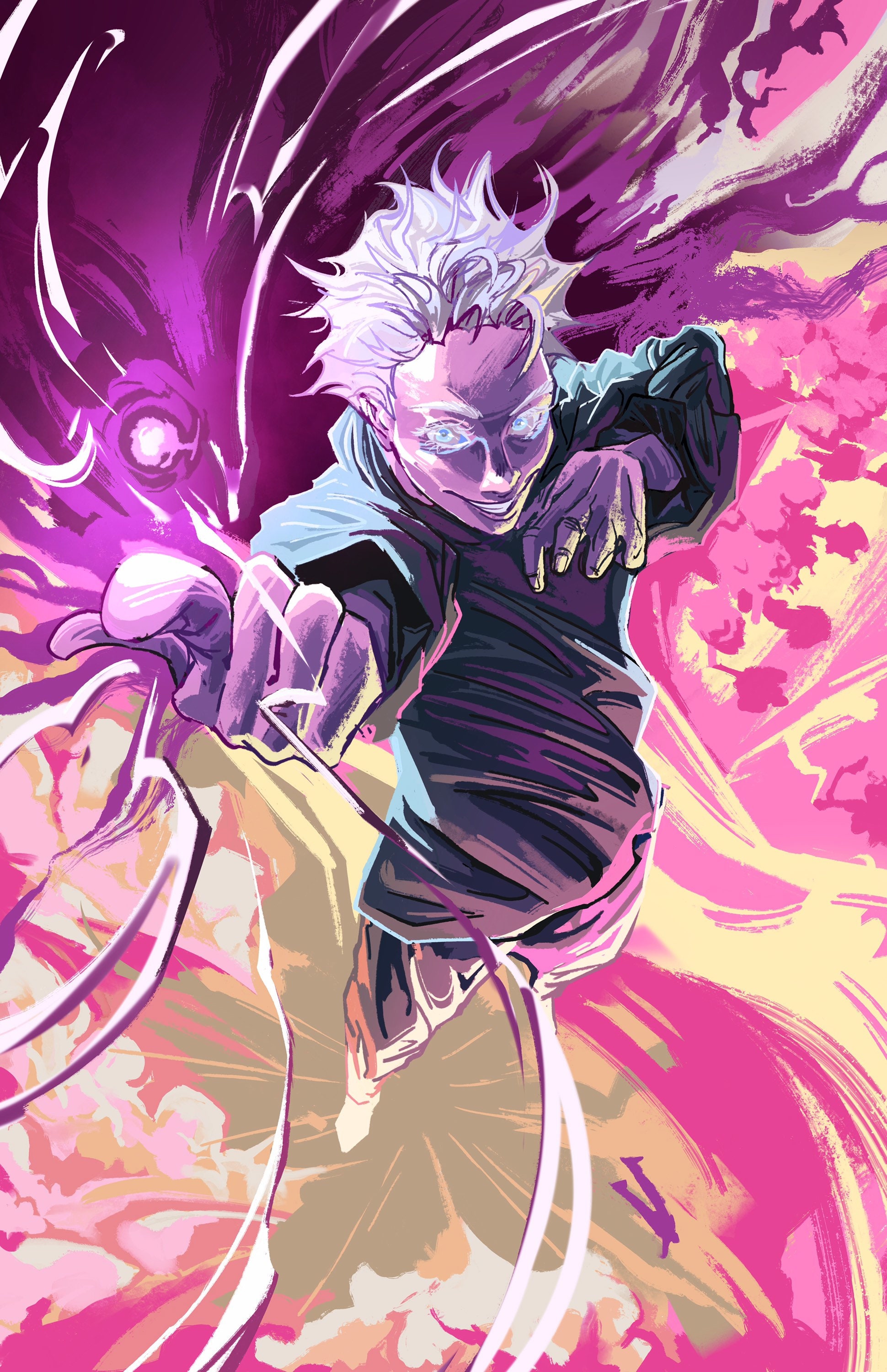 Hollow Purple Print Multiple Sizes - Etsy