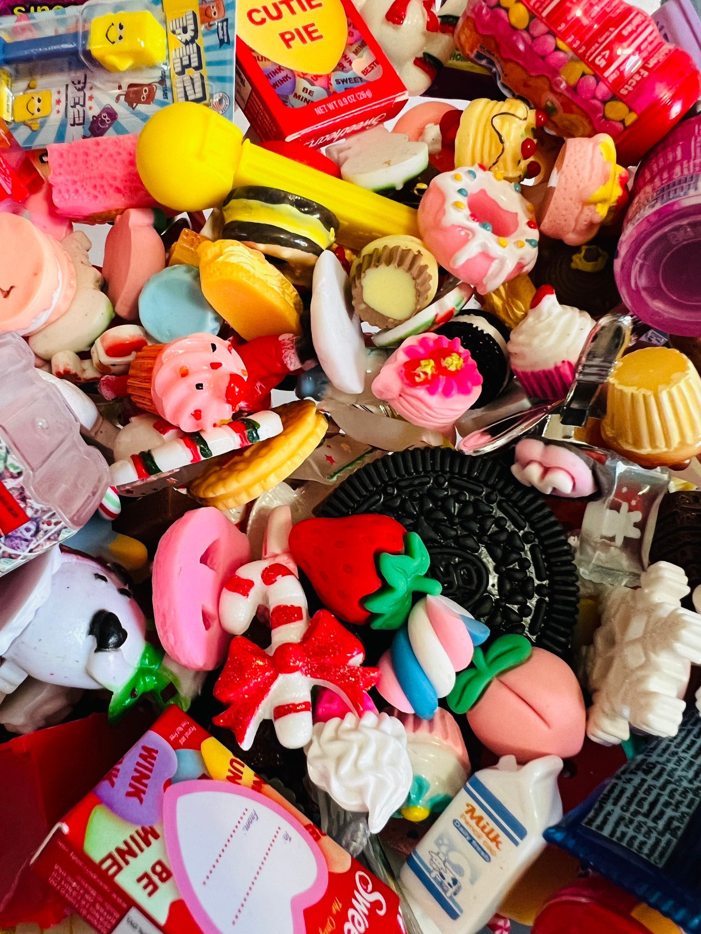 Dollhouse Food Mini Foods 25 Pieces Miniature Foods Miniature Drinks No ...