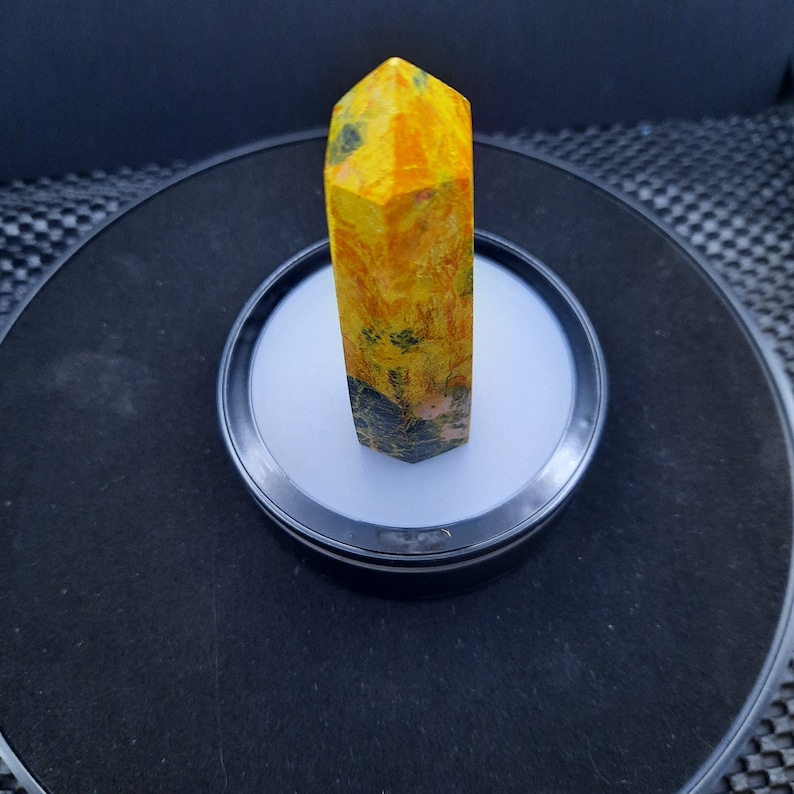 Bumblebee Jasper Point / Tower Bumble Bee Crystal Bumblebee - Etsy