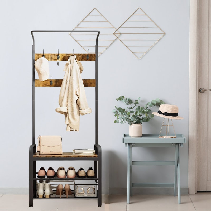 Hall Tree With Bench - Etsy