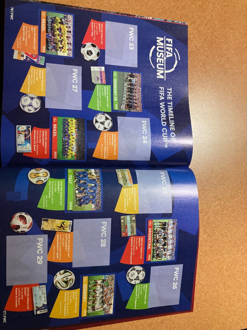 FIFA World Cup Qatar 2022 Sticker Album - Etsy