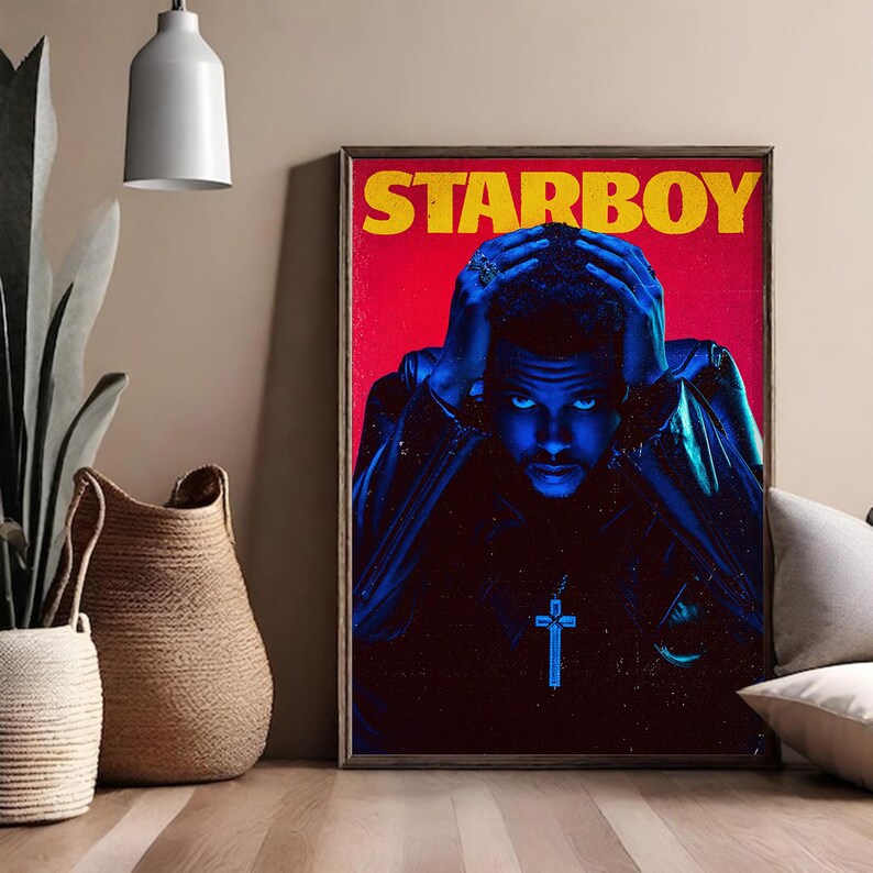 The Weeknd 'starboy' Poster - Etsy