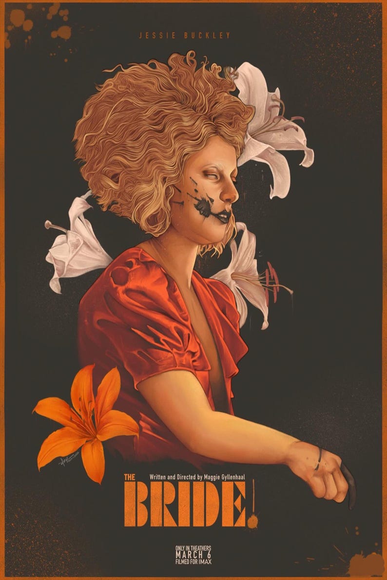 The Bride Movie Poster 2026 - Etsy