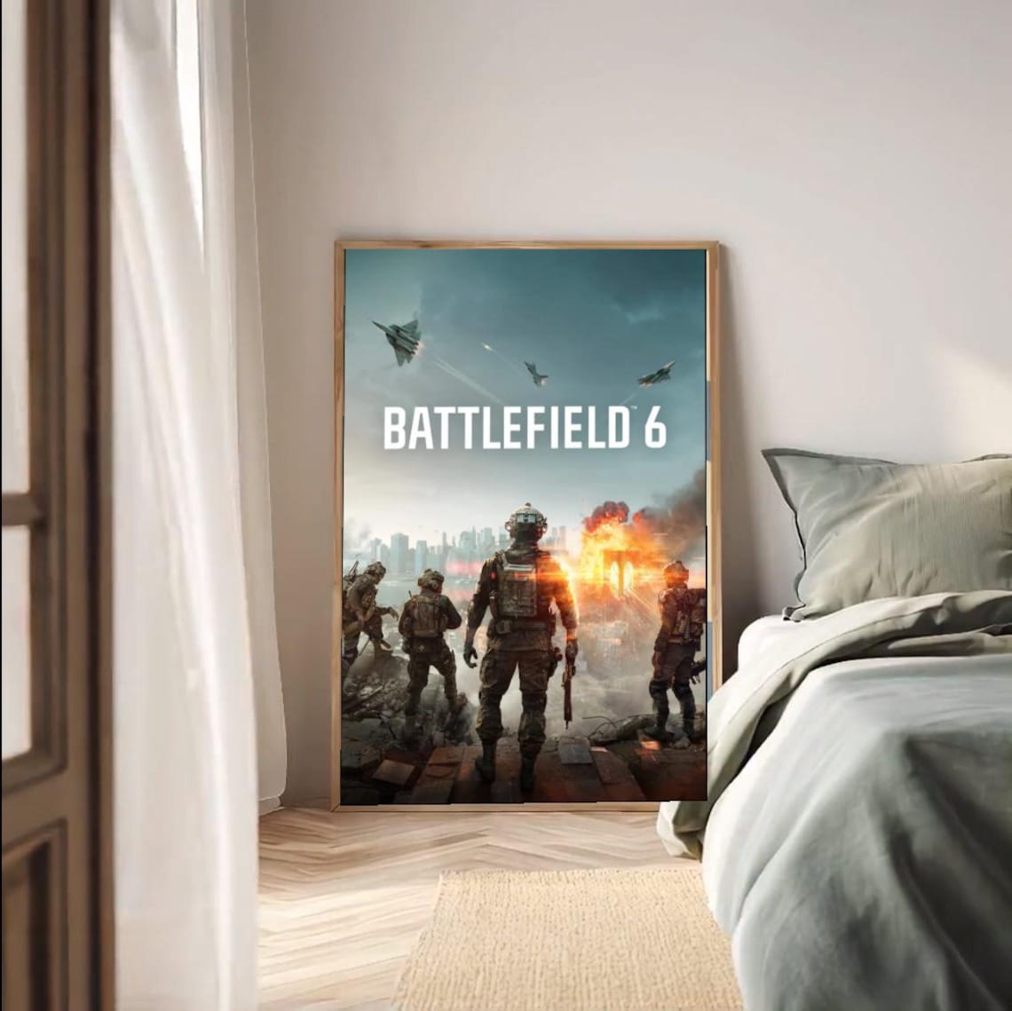 Battlefield 6 2025 Poster Gaming Wall Art Print Fan Gift - Etsy